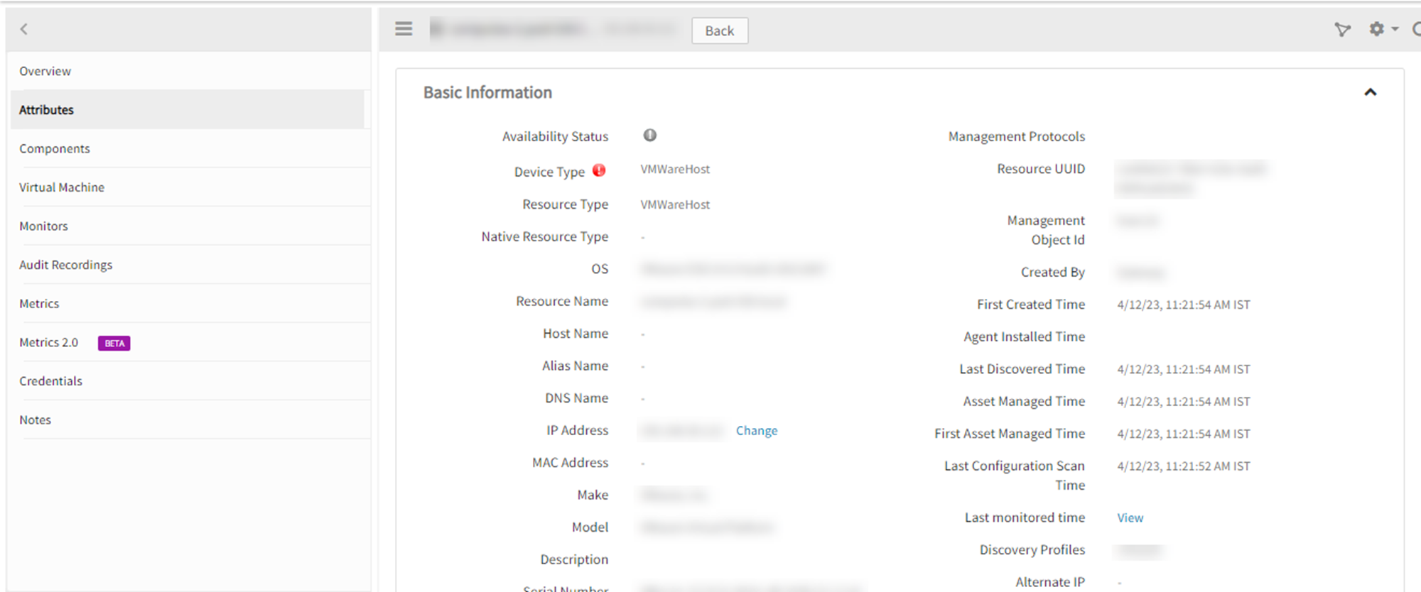 VMware | OpsRamp Documentation